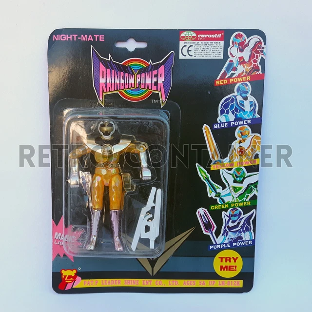 BANDAI MIGHTY MORPHIN' POWER RANGERS KO Knock-Off - Rainbow Power Super ...