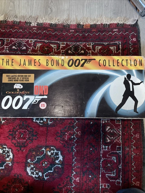 JAMES BOND 007 COLLECTION LIMITED EDITION BOX SET 17 FILMS VHS VIDEO Some SEALED £15.00 ...