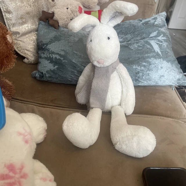 RETIRED AND RARE ,John Lewis X Jellycat Bunny With Scarf £14.99 ...