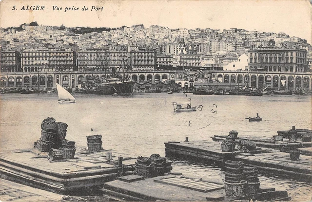BF8836 VUE PRISE du port alger algeria Algeria EUR 5,60 - PicClick FR