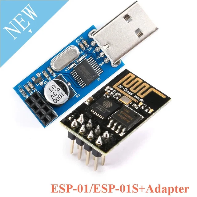 USB TO ESP8266 ESP-01 Programmer Adapter CH340G Serial Port $5.59 ...