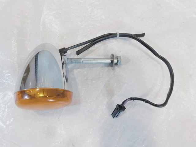 HARLEY DAVIDSON SPORTSTER Softail Dyna V-Rod Chrome Front Turn Signal ...
