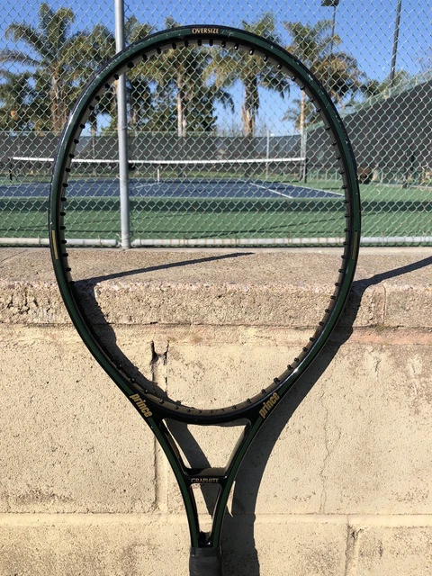 ORIGINAL PRINCE GRAPHITE Oversize 4-stripes tennis racket 4 3/8 $50.00 ...