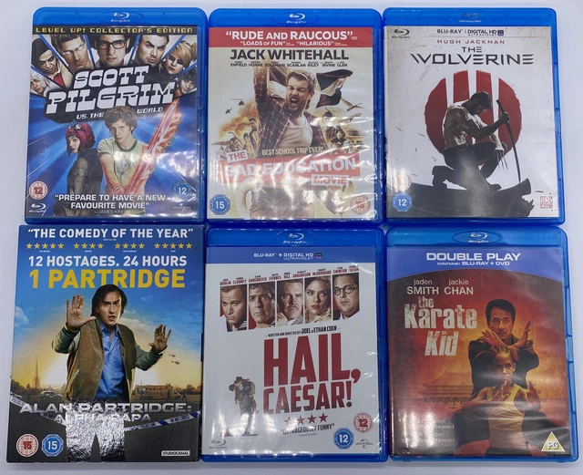 BLU RAY BUNDLE Job Lot Films x6 Comedy Action Steve Coogan Jack ...