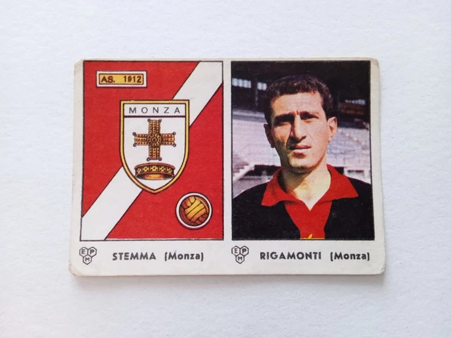 FIGURINA CALCIATORI PANINI 1964/65 Stemma Monza/Rigamonti Da Recupero ...