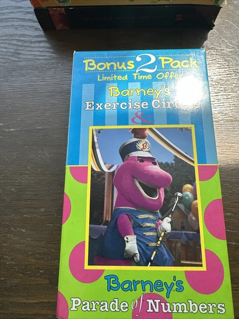 BARNEY'S EXERCISE CIRCUS & Barney's Parade of Numbers - 1996 VHS ...