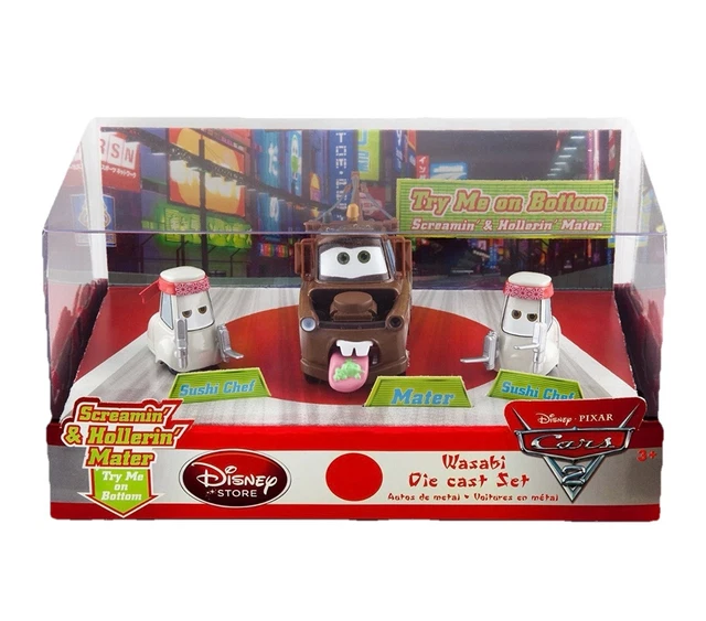 DISNEY PIXAR CARS Wasabi Mater And The Sushi Chefs 3 Pack New In Box ...