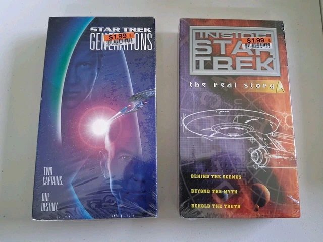 STAR TREK GENERATIONS VHS 1995 Inside Star Trek The Real Story 1998 New ...