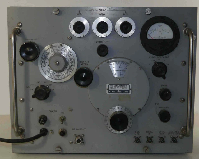 UHF SIGNAL GENERATOR 616B Hewlett Packard années 60's USA EUR 119,99 ...