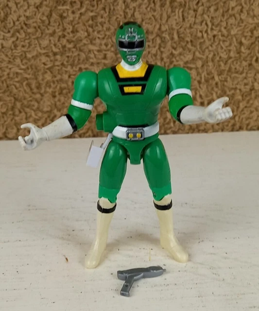BANDAI POWER RANGERS Turbo GREEN TURBO RANGER Rapid Turbo Fire 5.5 ...