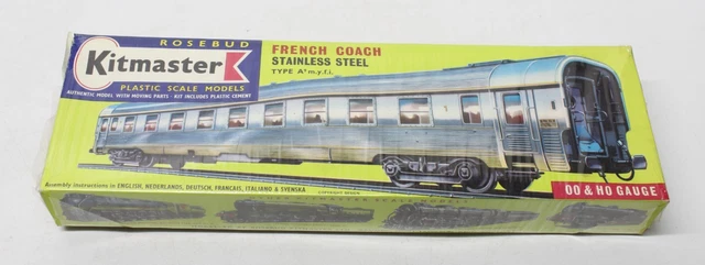 ROSEBUD KITMASTER FRENCH Coach Stainless Steel OO/HO Kit unmade and in ...