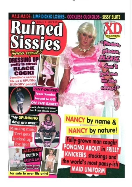 Ruined Sissies Issue 1 Cd Sissy Transvestite Femdom Glamour Uk Magazine