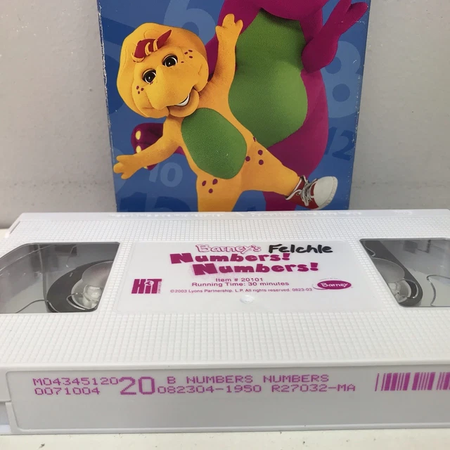 BARNEY & FRIENDS Numbers Numbers VHS Video Tape PBS Kids Rare! BUY 2 ...