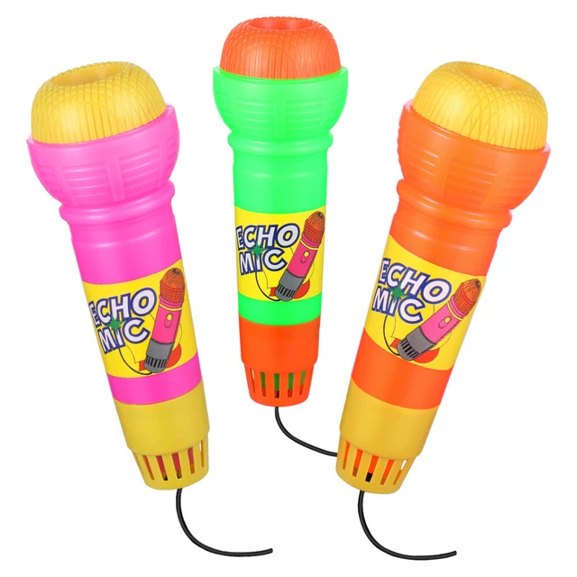ECHO MICROPHONE TOYS Plastic Microphone Kids Echo Microphone Kids ...