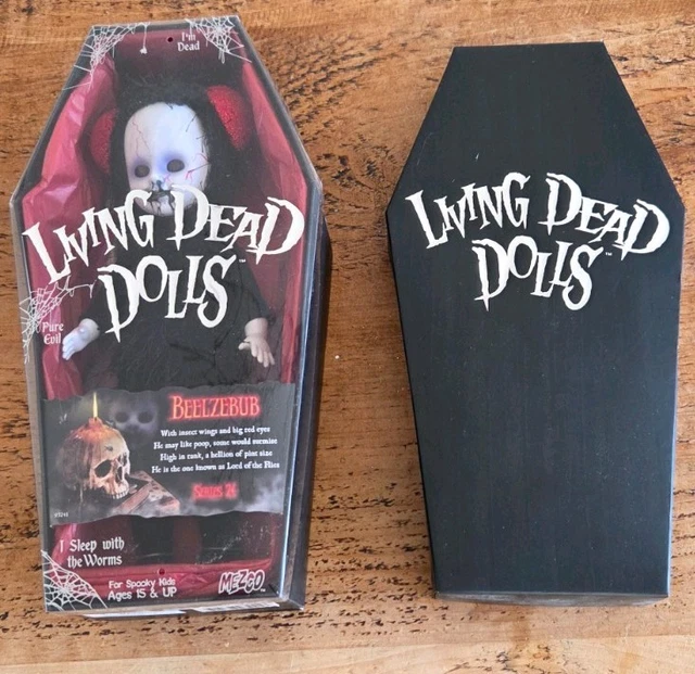 BRAND NEW RARE vintage LIVING DEAD DOLLS BEELZEBUB living dead doll ...