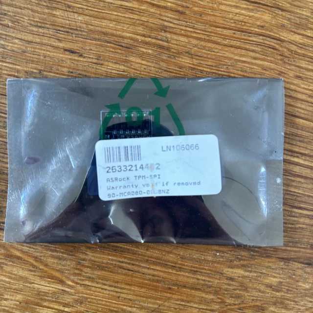 ASROCK TPM-SPI TPM Module, 14-1 TPM Header, SPI Interface, Family 2.0 ...