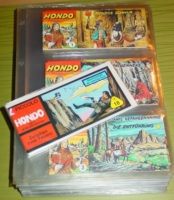 HONDO , DER weiße Indianer / kompl. Piccolo 1-117 + Abschlußheft ...