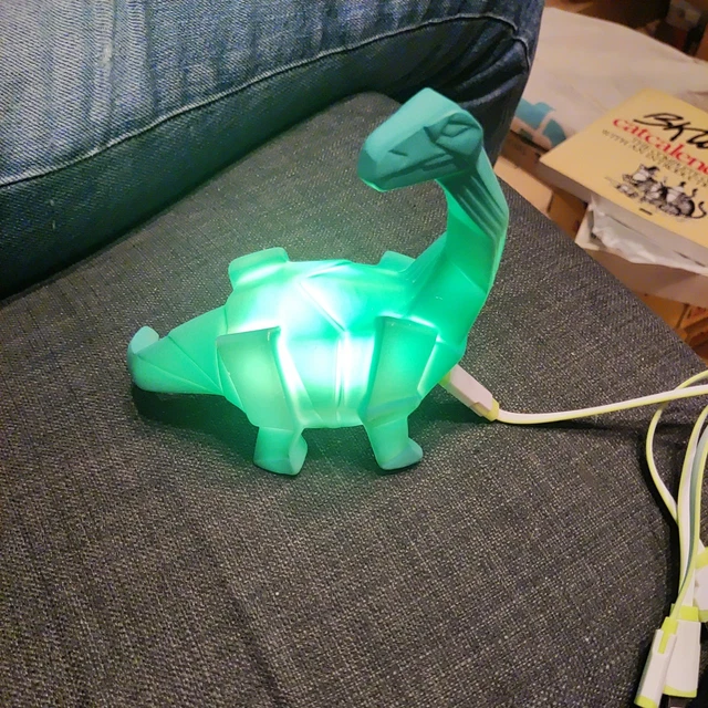 HOUSE OF DISASTER Dinosaur Bed Side Table Mini USB LED Lamp £6.52 ...