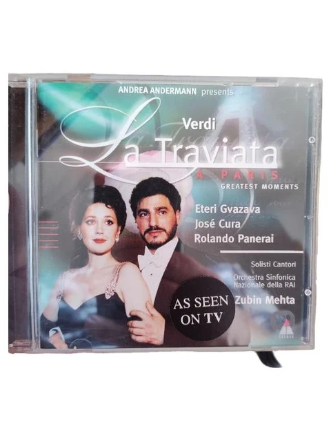 TELDEC LA TRAVIATA à Paris CD Mehta Gvazava Cura Classique EUR 8,80 ...