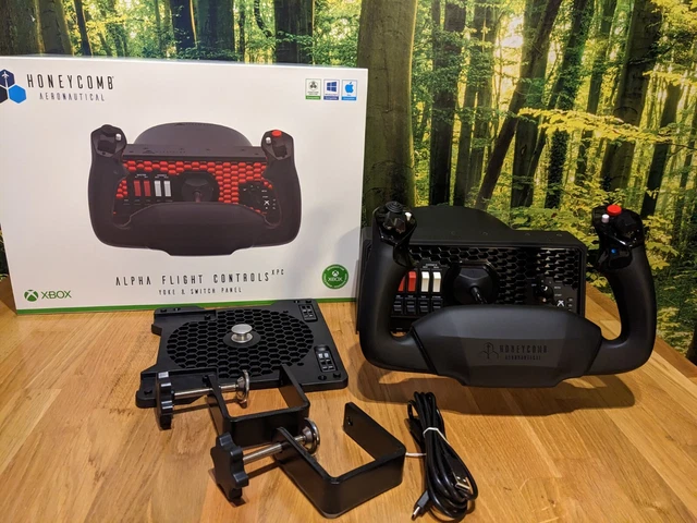 HONEYCOMB AERONAUTICAL ALPHA Flight Controls XPC, Yoke, Black with ...