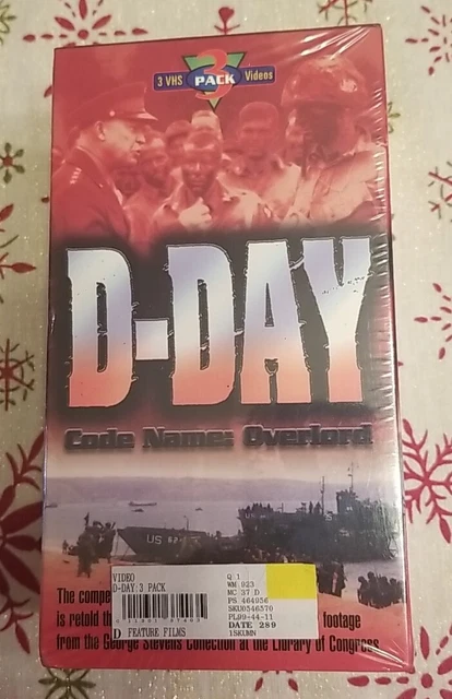 D-DAY : CODE Name Overlord VHS 3 Pack - World War II Movie BRAND NEW ...