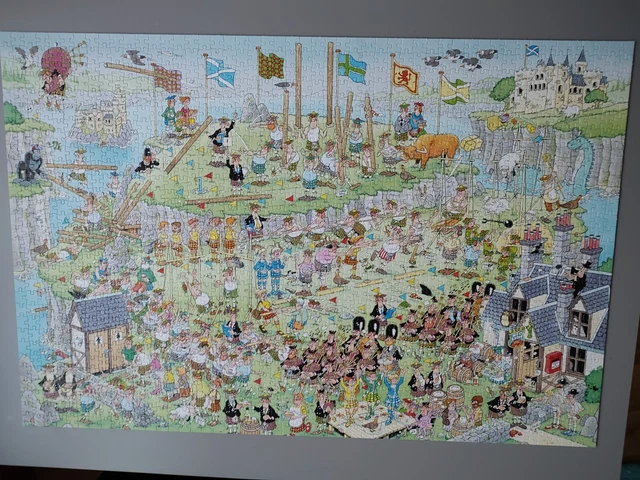 1500 PIECE JIGSAW By Jan Van Haasteren Highland Games £7.99 - PicClick UK