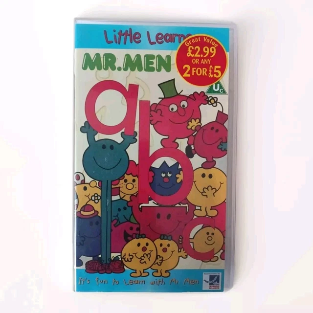 MR MEN LITTLE Learners - Mr Men ABC, VHS (1992) Kids Children ...