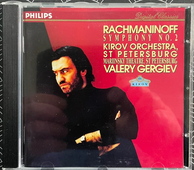 CD- RACHMANINOFF : Symphony N°2-Valery Gergiev -Rare- Tbe-Philips-Xd EUR 13,90 - PicClick FR