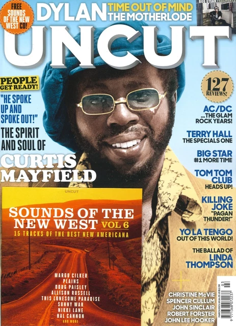 UNCUT REVUE, GRATUIT 15-Track CD, Curtis Mayfield, Bob Dylan, Music ...