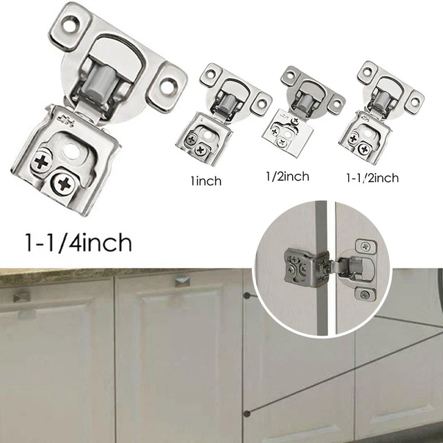 OVERLAY SOFT CLOSE 6 Way Compact Concealed Hinges for Kitchen Cabinets ...