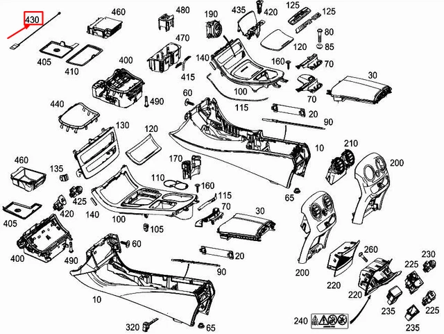 ANTENNE MERCEDES-BENZ E W213 A2139051602 NEUF ORIGINE EUR 70,92 ...