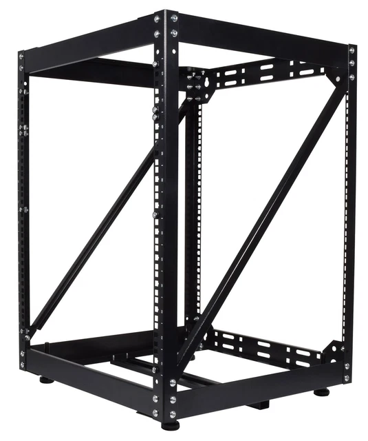 12U RACKMOUNT OPEN 19" Frames Rack Equipment Server Case Floor or Wall ...