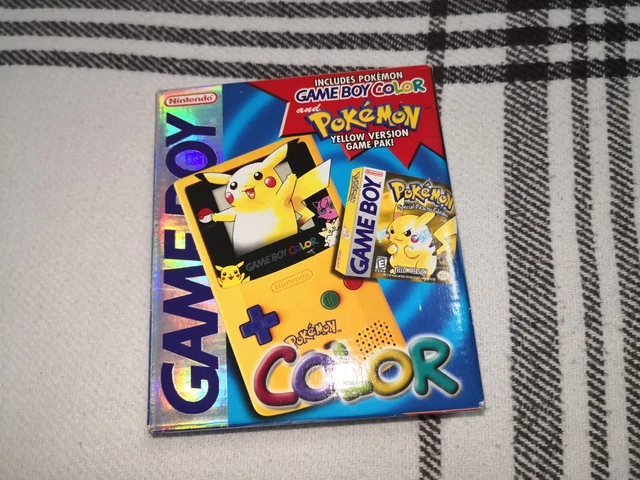 NINTENDO GAME BOY Pocket Color Pokemon Yellow Pikachu Special Limited ...