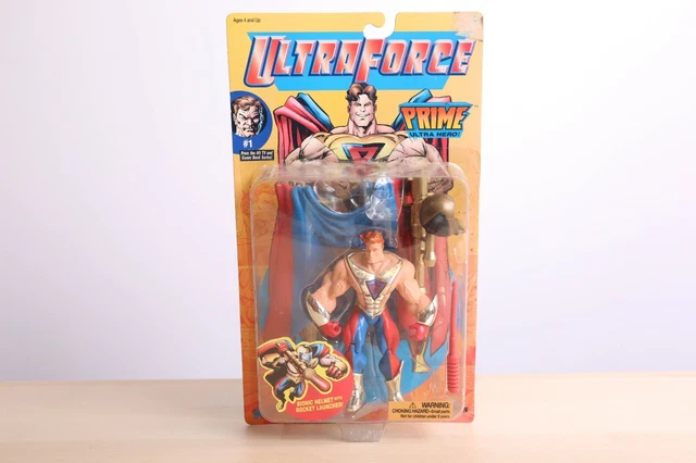 ULTRA FORCE PRIME #1 Ultra Hero Bionic Helmet Rocket Launcher Galoob ...