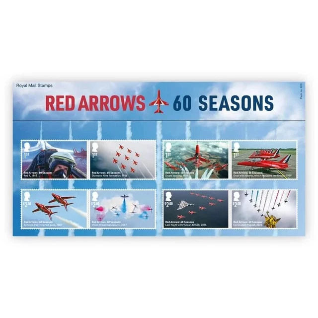 GB 2024 RED ARROWS Stamp Presentation Pack incl. Mini Sheet , MNH ...