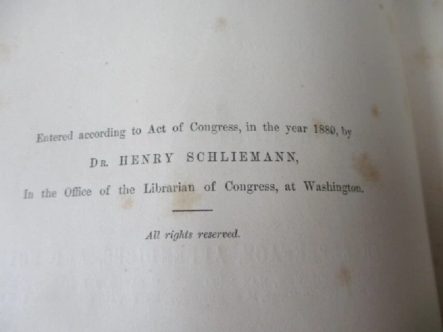 ILIOS: CITY & Country of TROJANS,1881,Dr.Henry SCHLIEMANN,Illustrations ...