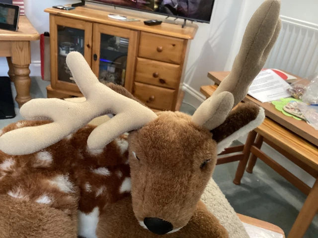 ARK TOYS REINDEER Premier Collection Soft Toy Plush NWOT Christmas Gift ...