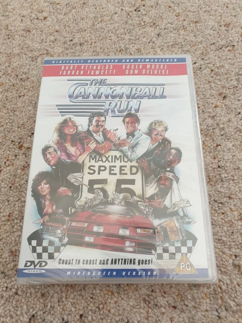 THE CANNONBALL RUN 1981 Dvd 2001 Sealed Burt Reynolds Roger Moore Dean ...