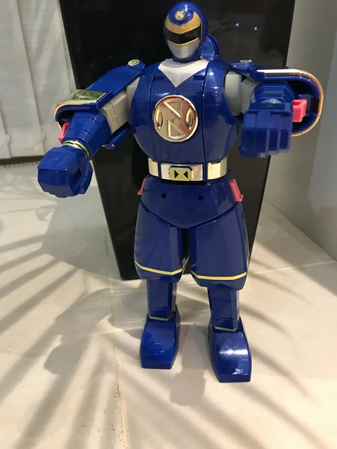 BANDAI TRANSFORMER MIGHTY Morphin Power Ranger Ninjor Robot Blue ...