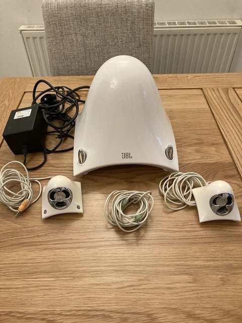 JBL CREATURE II 3-Piece Powered Speaker System White Used £14.99 ...
