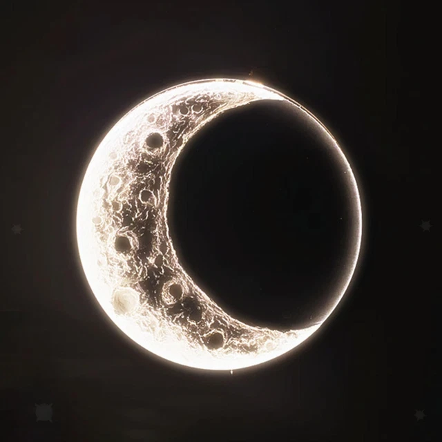 DIY NIGHT LIGHT Materials Moon Texture Romantic Lamp Lighting Supplies ...