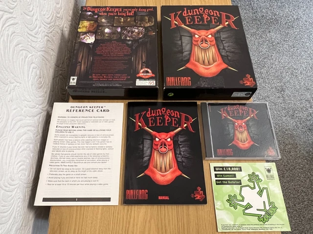 BULLFROG DUNGEON KEEPER PC CD-ROM Game - Boxed Working -👽👾Retro Gift ...