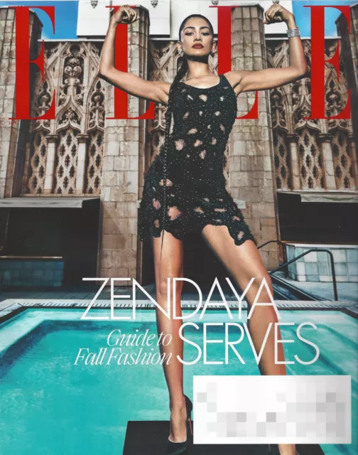 Elle Magazine Sep 2023 Zendaya Serves Guide To Fall Fashion More
