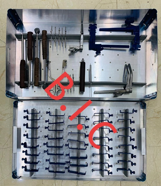 ACDF CASPER CERVICAL Vertebral Column Retractor Frame Blue $1,650.00 ...