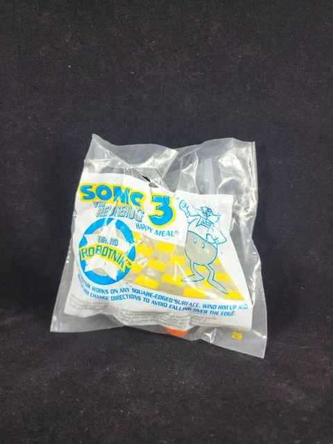 JOUET VINTAGE 1993 Dr Robotnik Sonic the Hedgehog Wind Up McDonald's ...