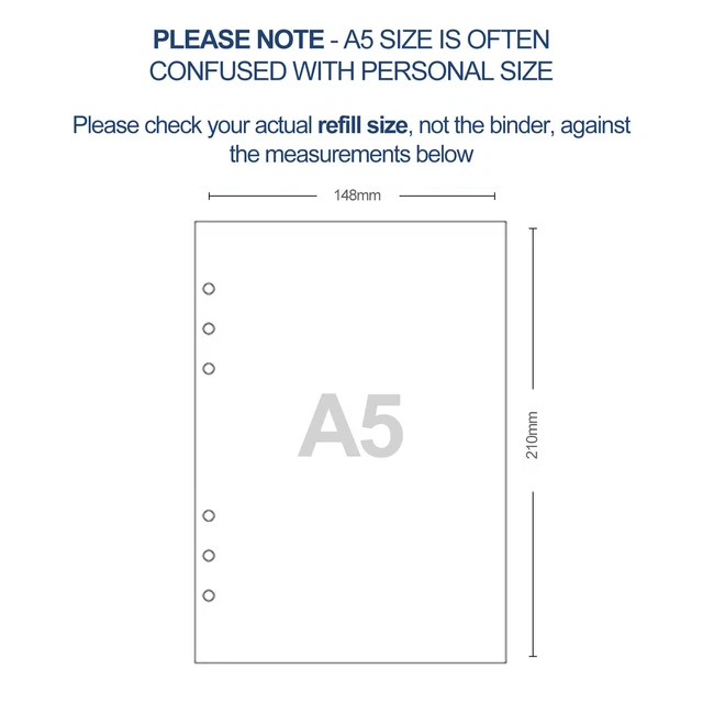 A5 REFILLS 2024-2025 | Day per Page Appointments | START ANY MONTH! Fits Filofax £11.95 ...