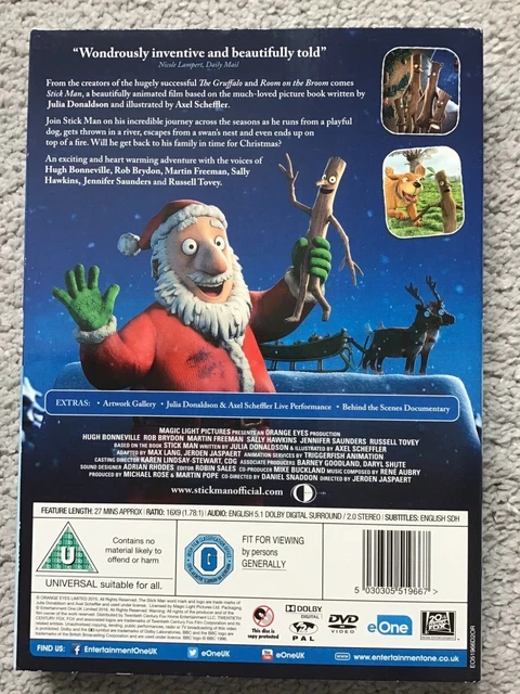 THE STICK MAN DVD Children’s Animated Family Film £2.75 - PicClick UK
