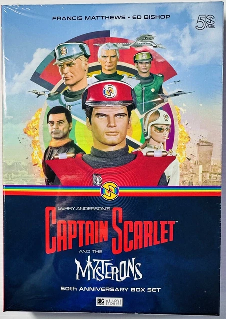 CAPTAIN SCARLET AND the Mysterons 50th Anniversary Deluxe Box Set (New ...