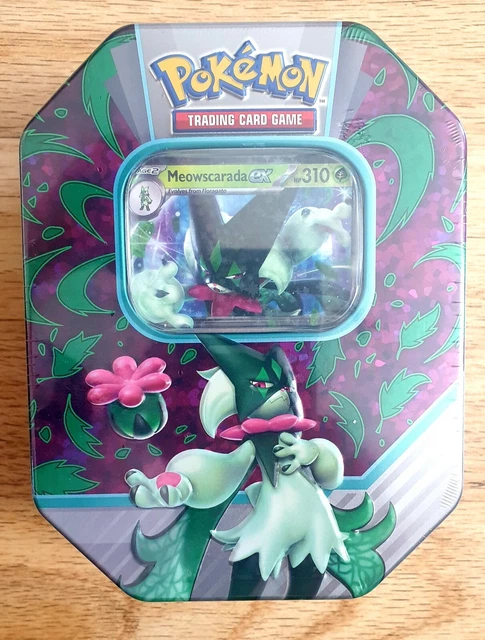 POKEMON TCG PALDEA Partners Tin Meowscarada. 4 x Boosters Packs - Brand ...