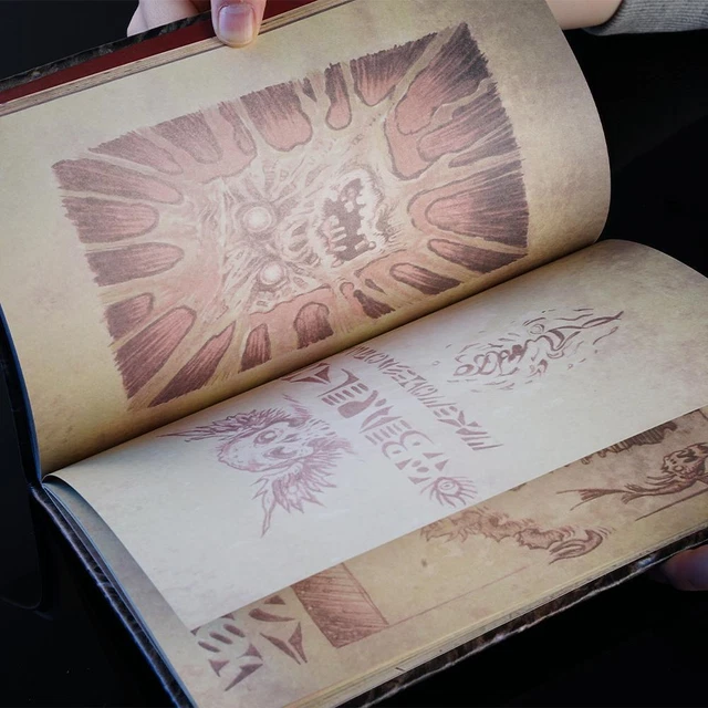 NEW NECRONOMICON DARK Magic Book Demon Evil Dead Summon Altar Ceremony ...